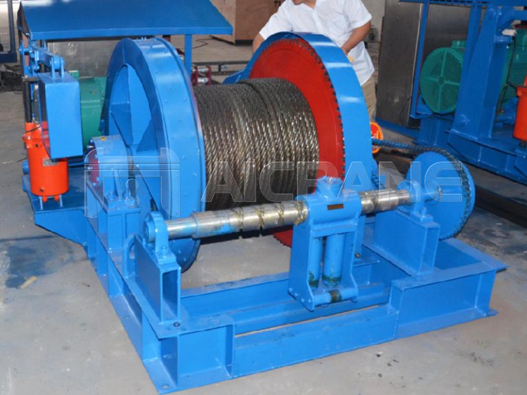 Slipway Winch for Pulling Boats And Marine Vessels - Aicrane