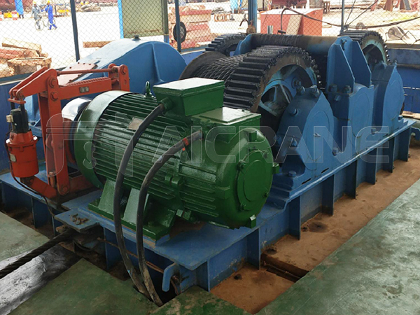 Slipway Winch for Pulling Boats And Marine Vessels - Aicrane