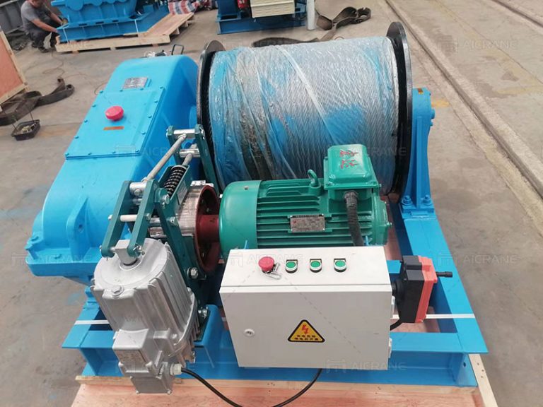 5T And 10T Electric Winches For Construction in Indonesia