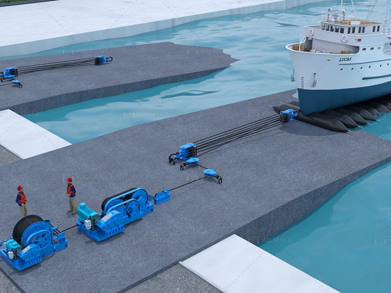 5 Ton And 30 Ton Electric Winches For Pulling Ships in Nigeria