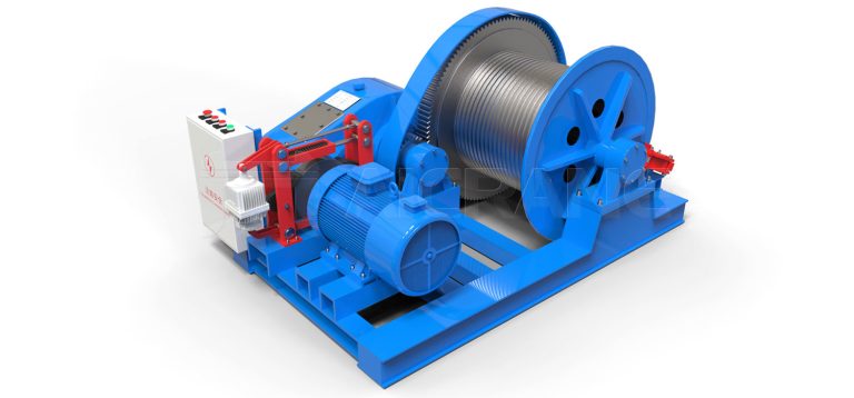 5 Ton Electric Winch For An Industrial Company in Saudi Arabia