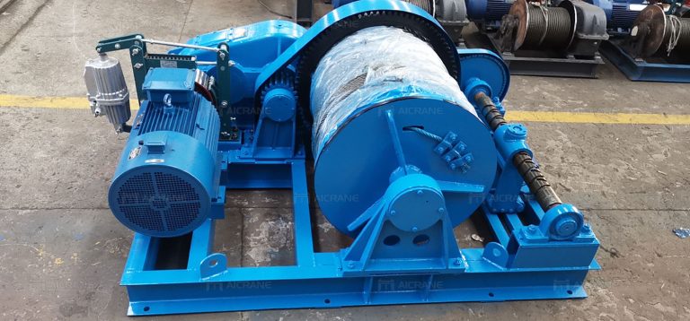 5 Ton Electric Winch For An Industrial Company in Saudi Arabia