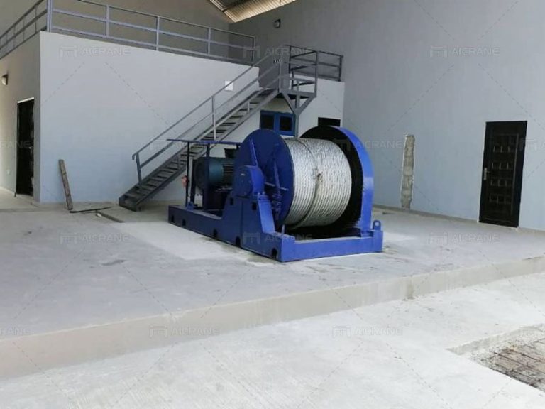 Slipway Winch for Pulling Boats And Marine Vessels - Aicrane