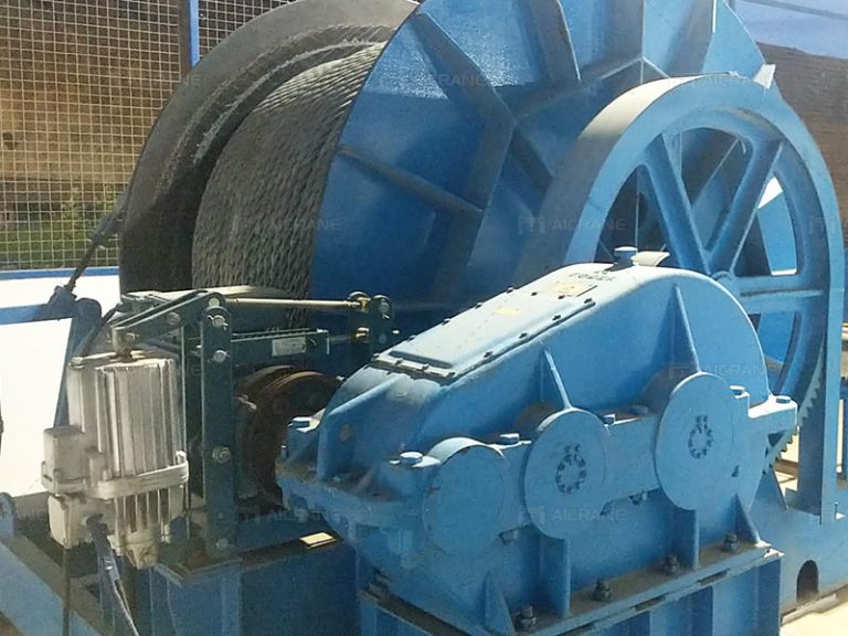 Slipway Winch for Pulling Boats And Marine Vessels - Aicrane